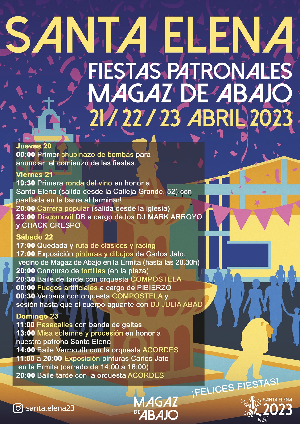 Fiestas en honor a Santa Elena 2023